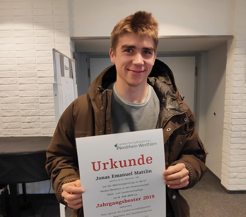 Der Beste seines Fachs: Jonas Mattlin aus dem BBW von ...