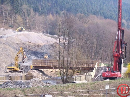 Bau der Umgehungsstrasse 2007 - bigge-online.de